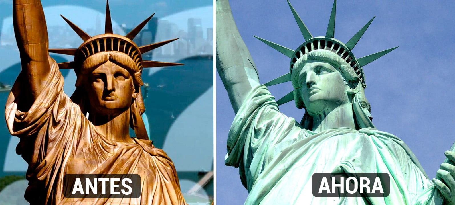 ¿Por qué el cobre se oxida y pasa por diferentes colores hasta volverse ...